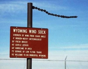 Wyoming Wind Sock - Aviation Humor