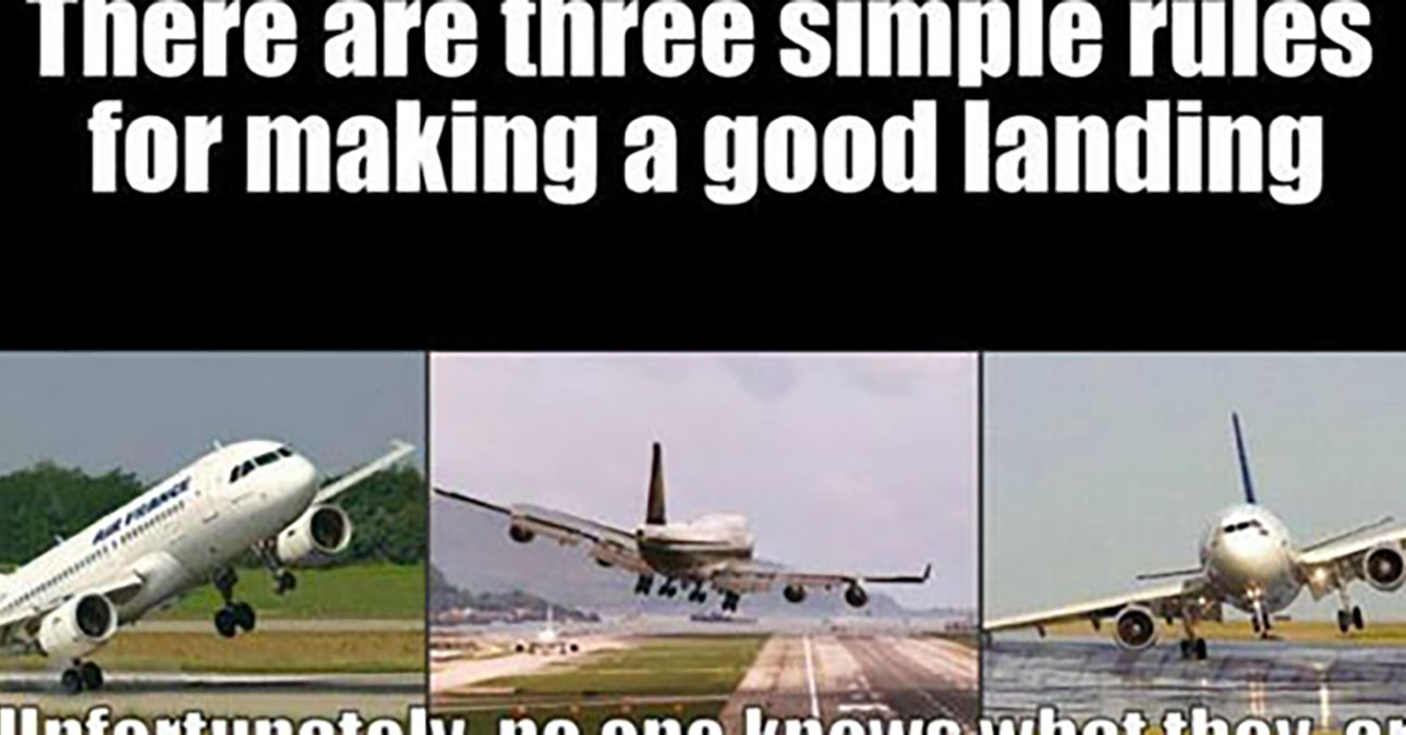 Pilot rules of flying to live by if you want to be an old pilot ...