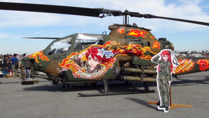 Japanese Helicopters With Manga Girls! Exactly What You Would Expect ...