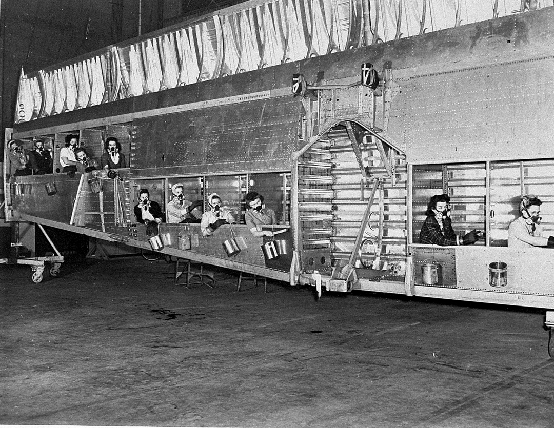 Boeing B-29 Superfortresses on the Renton Production Line - Aviation Humor